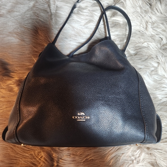 Coach | Bags | Coach Pheobe Black Pebble Leather Purse | Poshmark